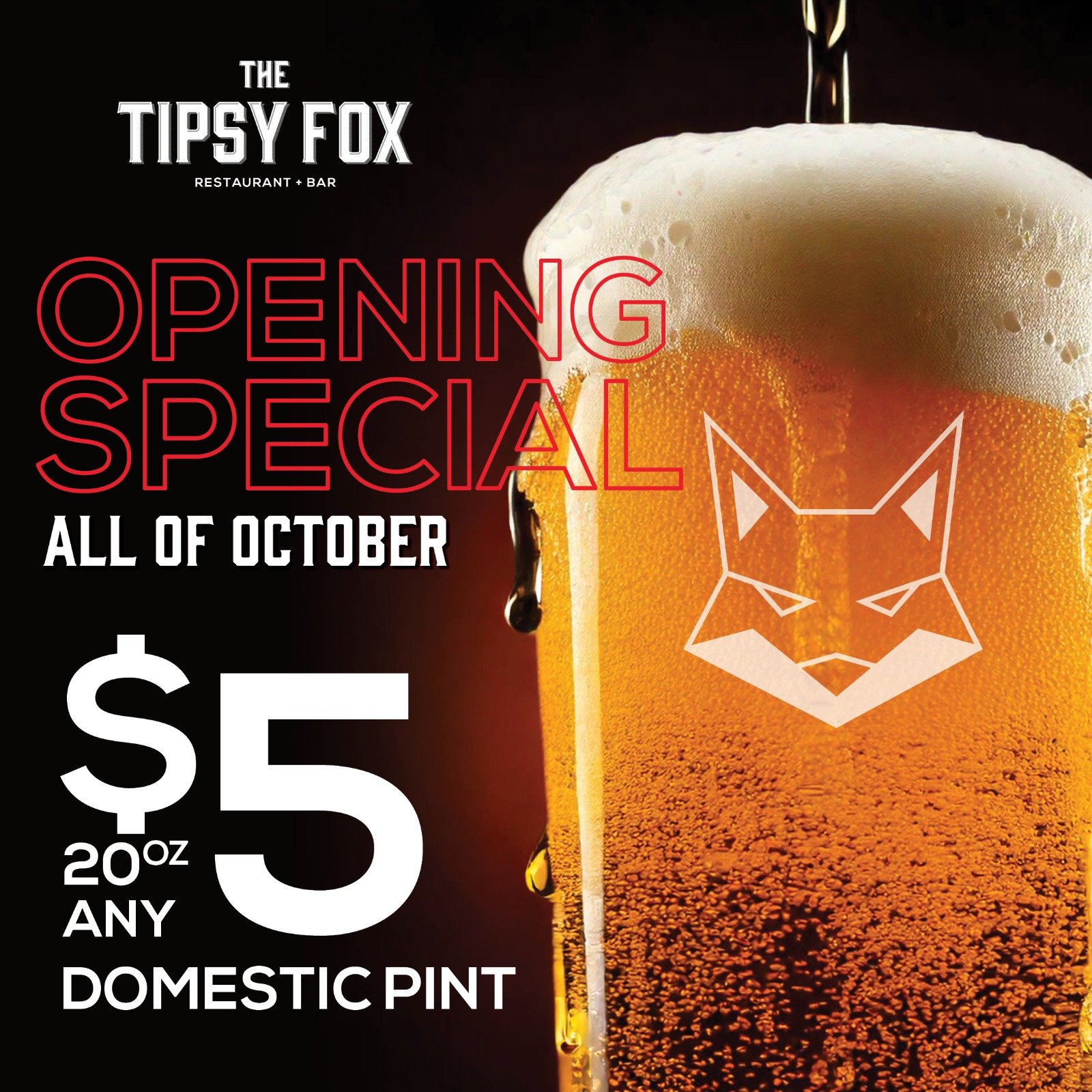 On site - The Tipsy Fox